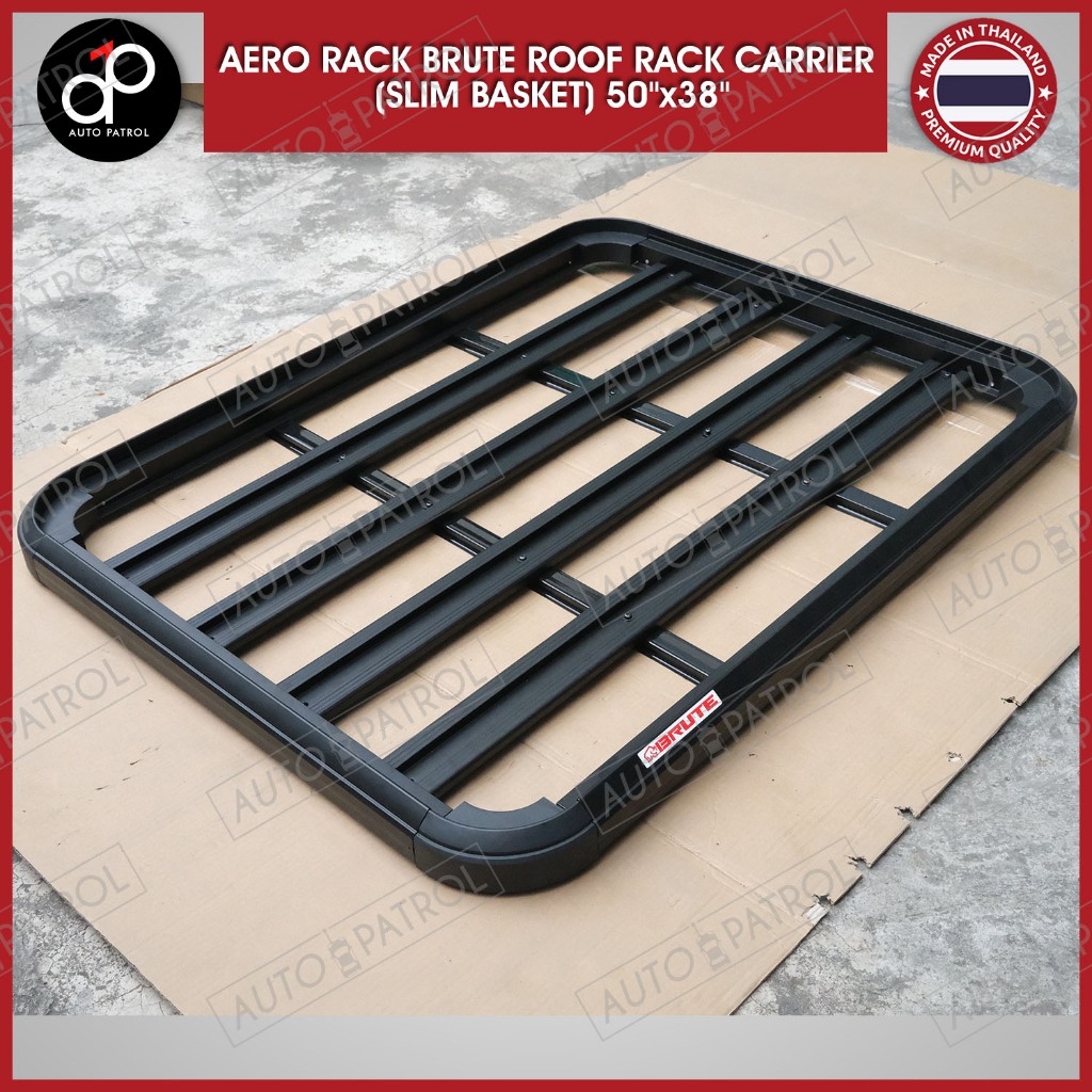 AERO RACK BRUTE ROOF RACK CARRIER (SLIM BASKET) 50"x38" CLAMP TYPE ...