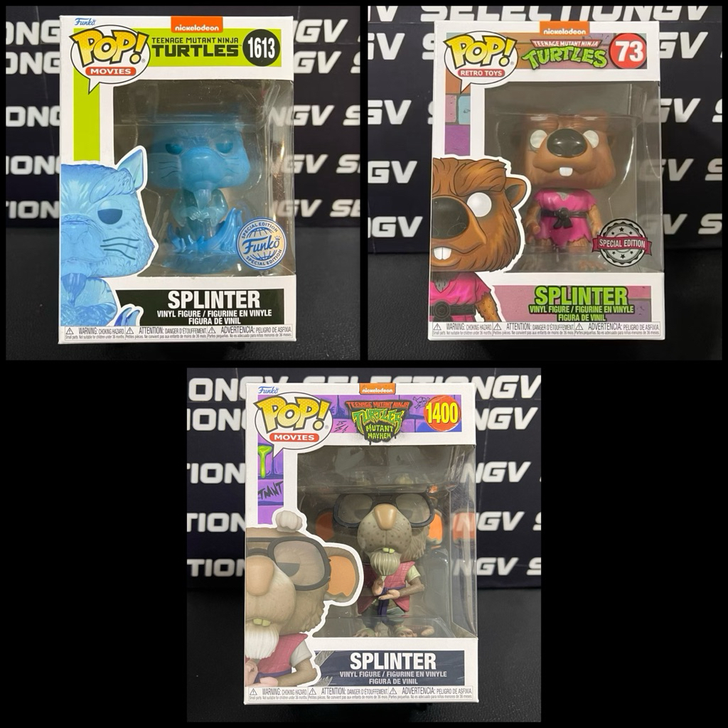 FUNKO Pop! “ Splinter “ Teenage Mutant Ninja Turtle | GV : On-hand ...