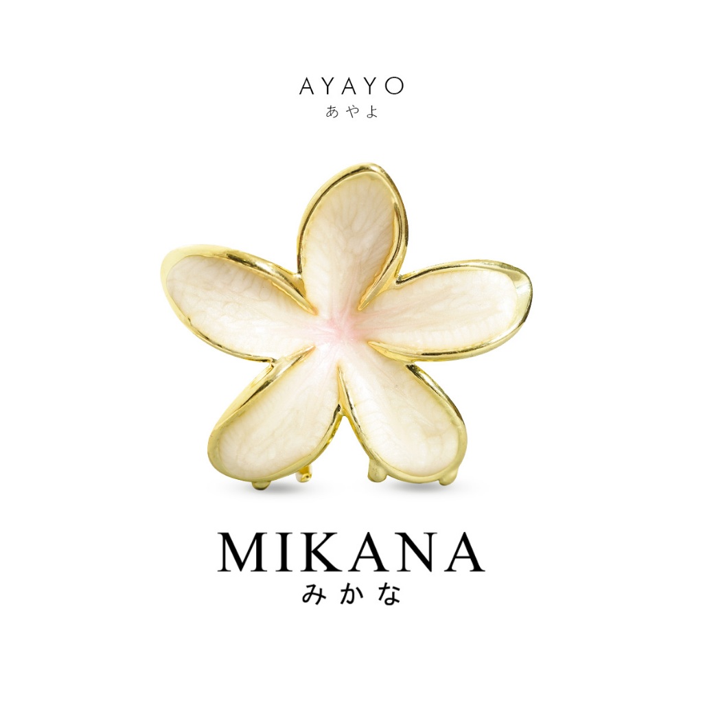 Mikana Ayayo Floral Metal Hair Clamp for Women hawaiian flower beach ...