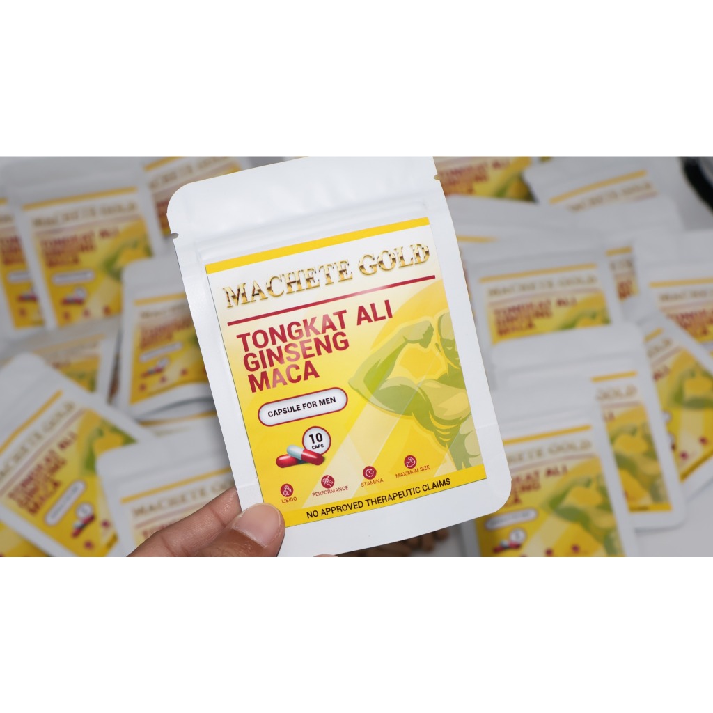 Machete Gold Capsule for Men with Tongkat ali Ginseng and Maca ...