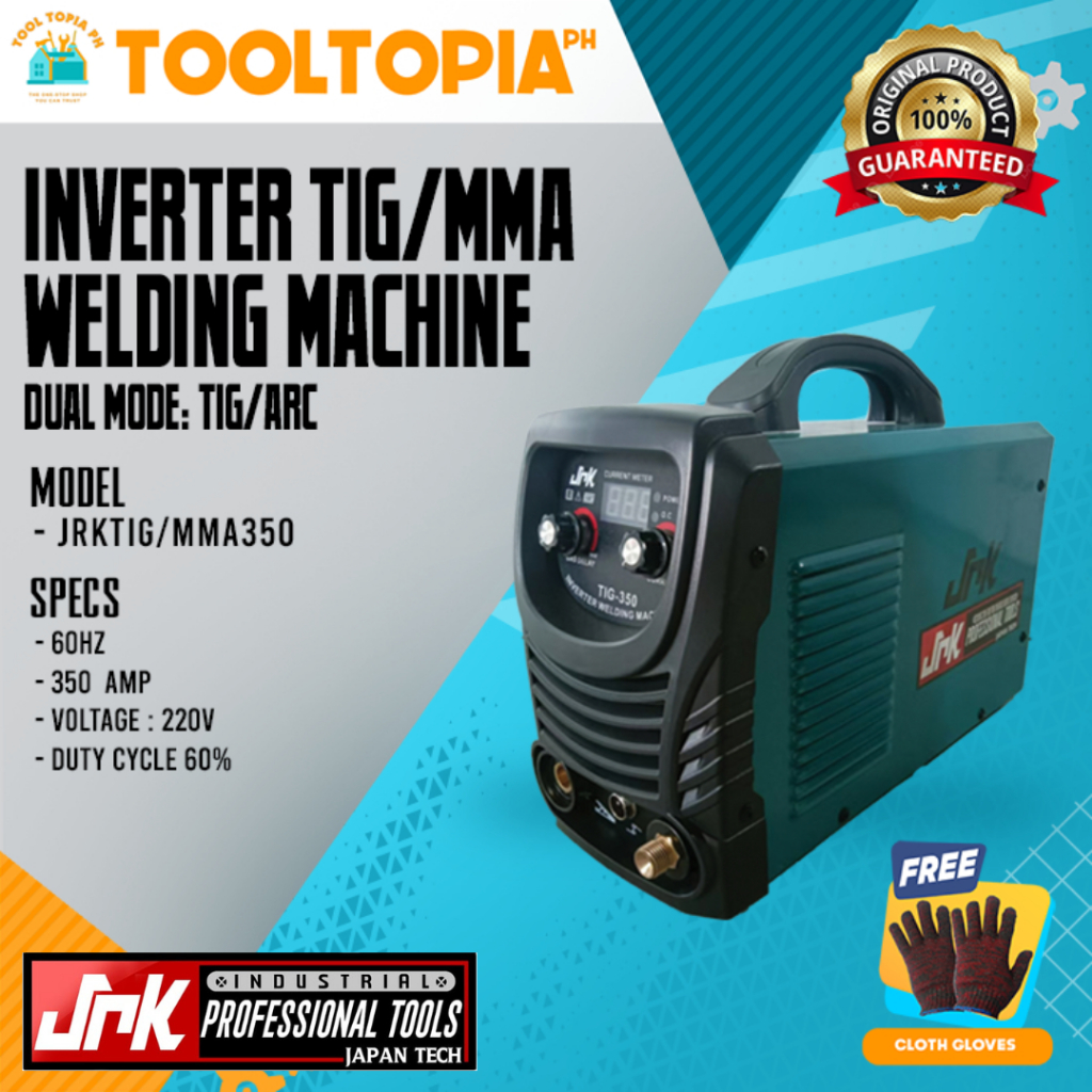 JRK Inverter Welding Machine JRKTIG/MMA350 HIGH QUALITY + FREEBIES ♦ ...