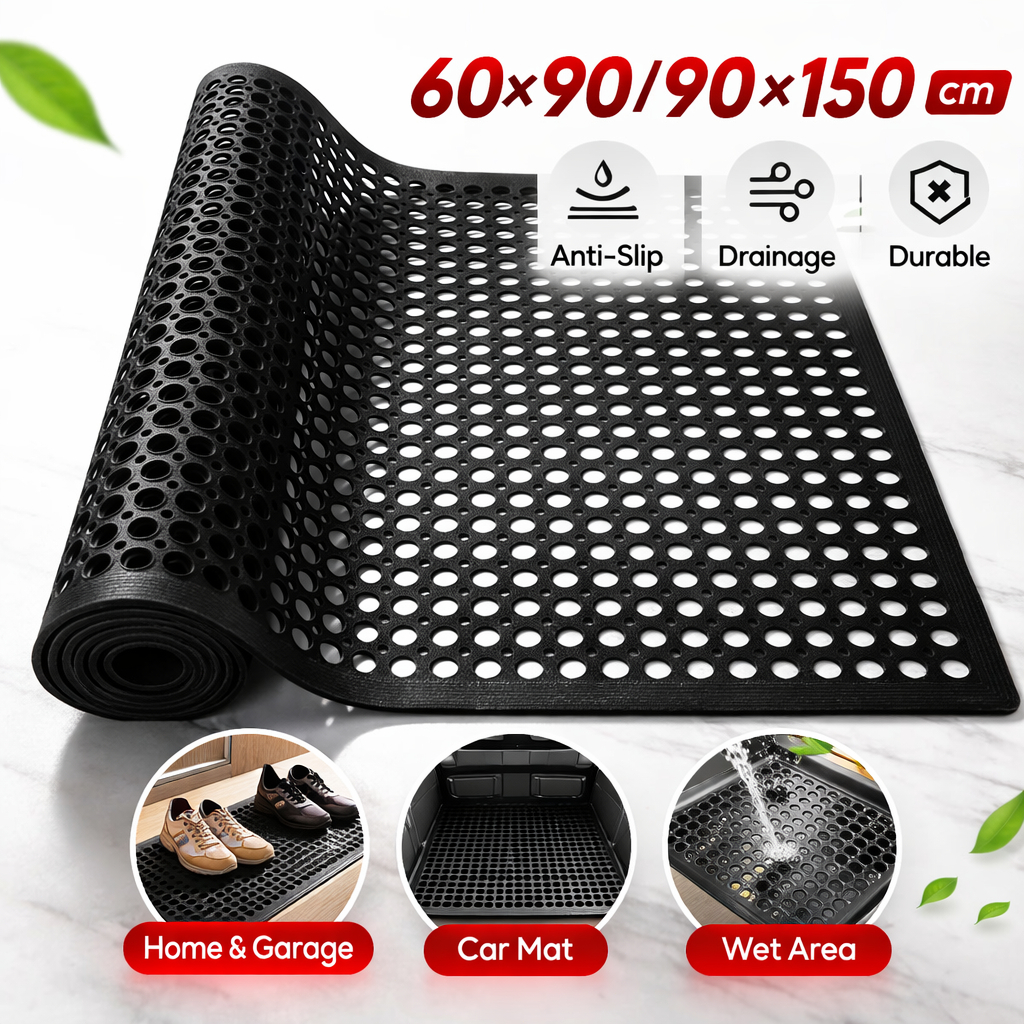 Commercial anti slip and waterproof rubber mat, suitable for hotels and ...