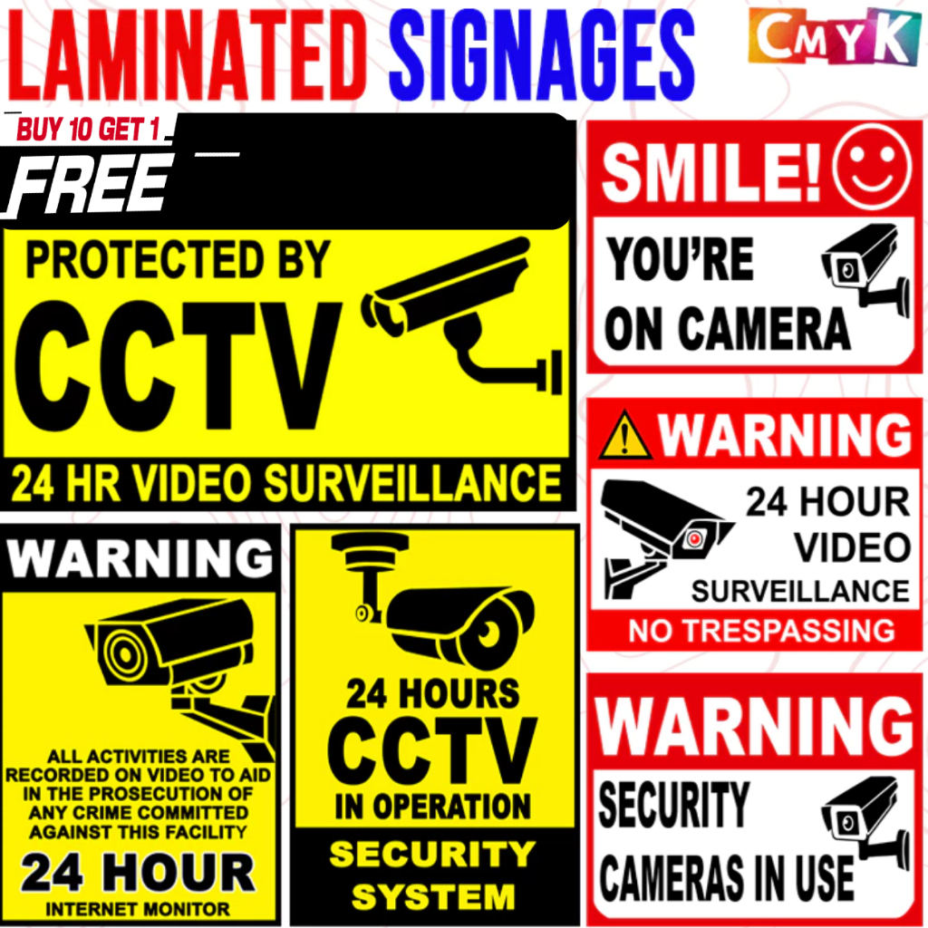 Shop cctv signage for Sale on Shopee Philippines