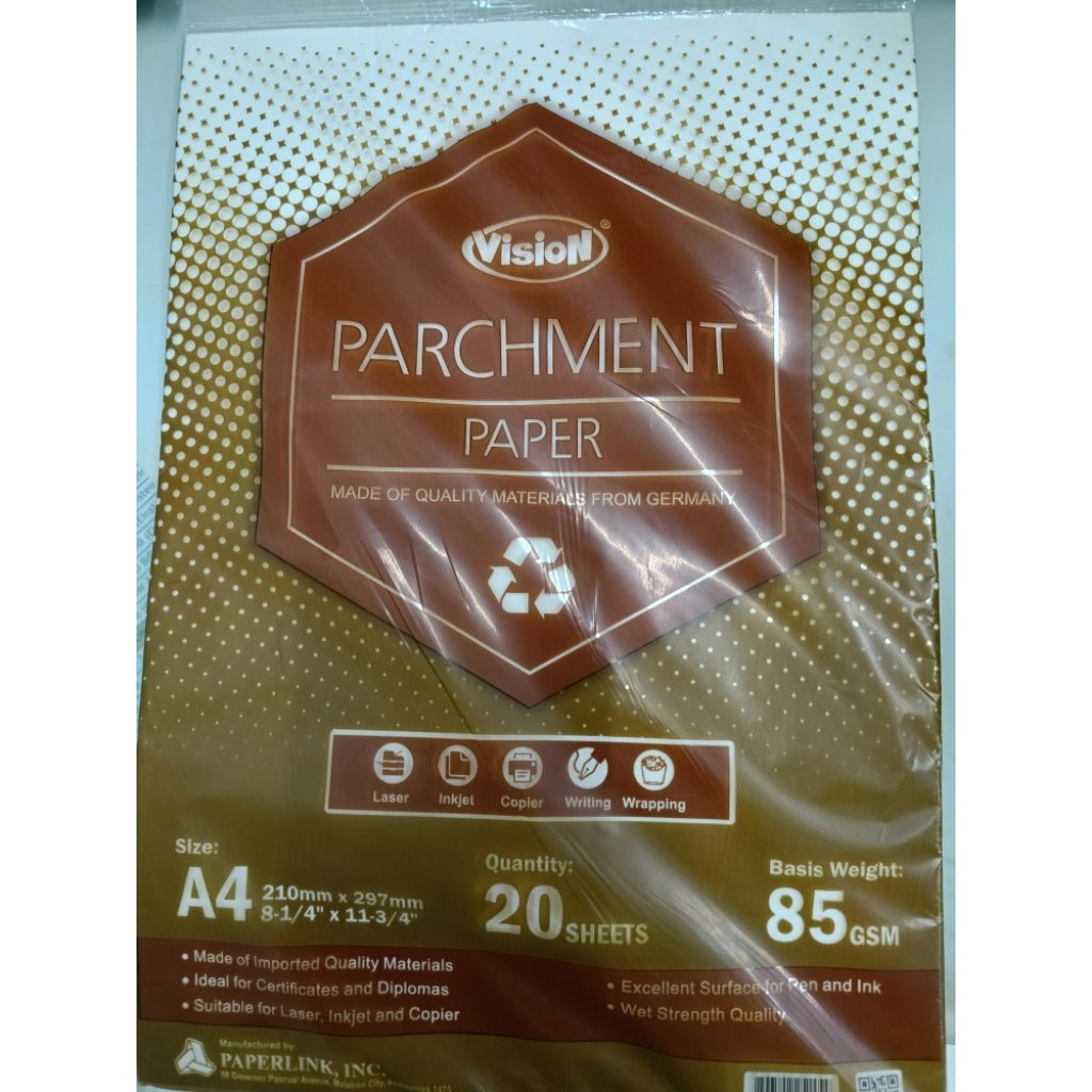 parchment paper - Paper Supplies Best Prices and Online Promos ...