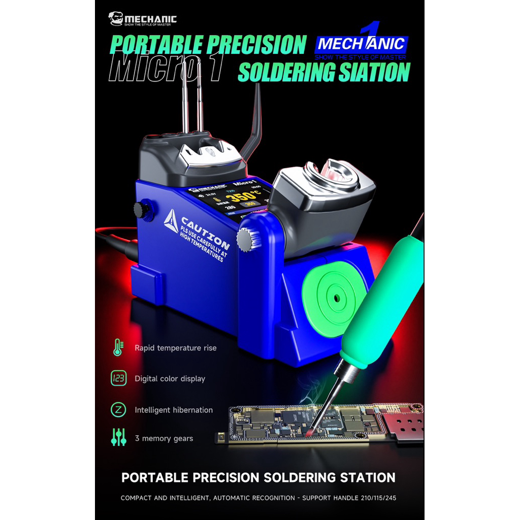 Mechanic Micro 1 Smart Soldering Station Portable | Shopee Philippines