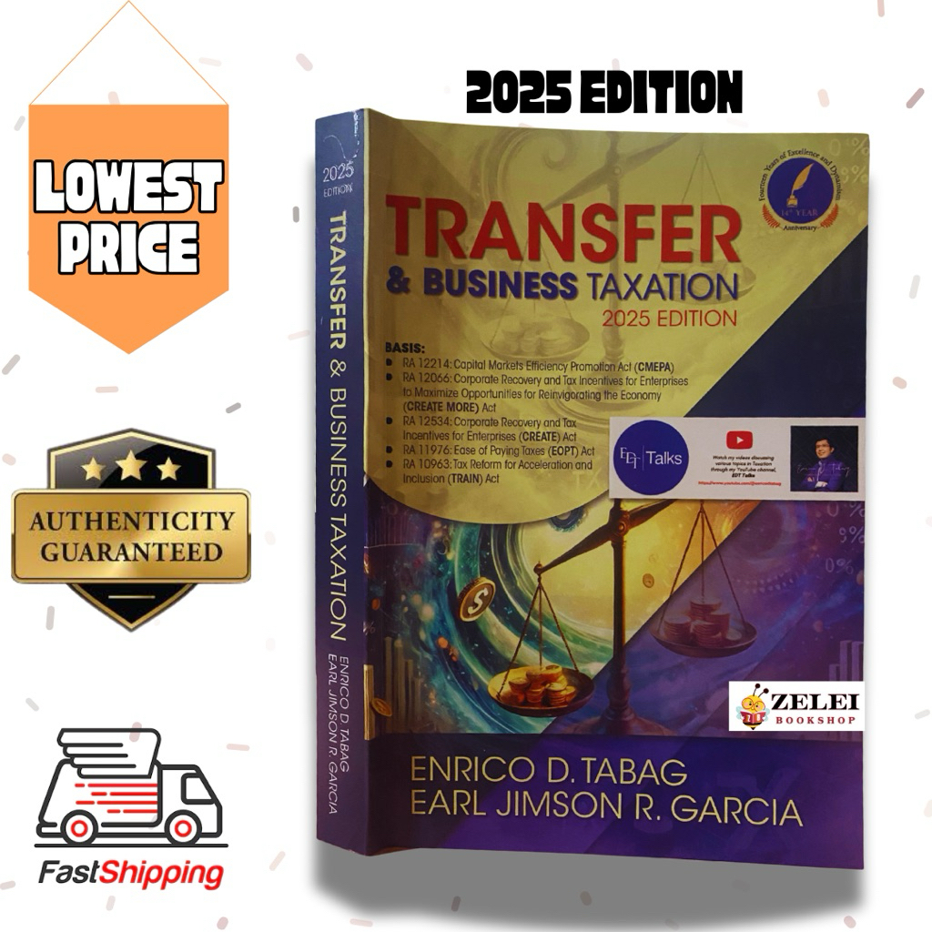 Transfer and Business Taxation by Tabag 2025 Edition by Enrico Tabag ...