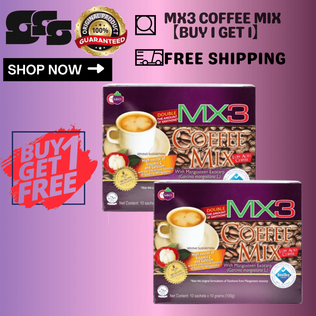 【BUY 1 GET 1】 Mx3 Coffee Mix 10 Sachets x 10g | Shopee Philippines