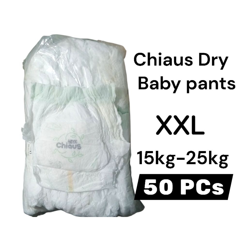 CHIAUS XXL PANTS BABY DIAPERS 15KG-25KG/ULTRATHIN/ABSORBENT BABY ...