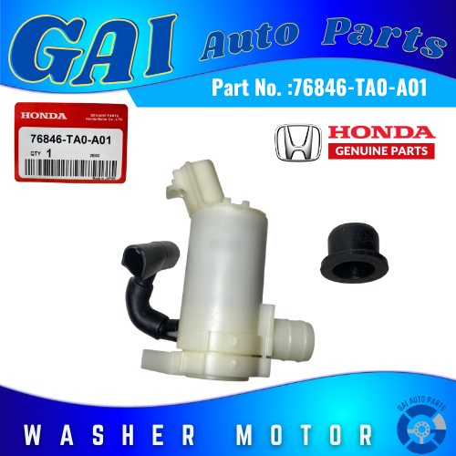 Honda Windshield Washer Pump Motor for Accord 08-11/ Civic 12-19 (76846 ...