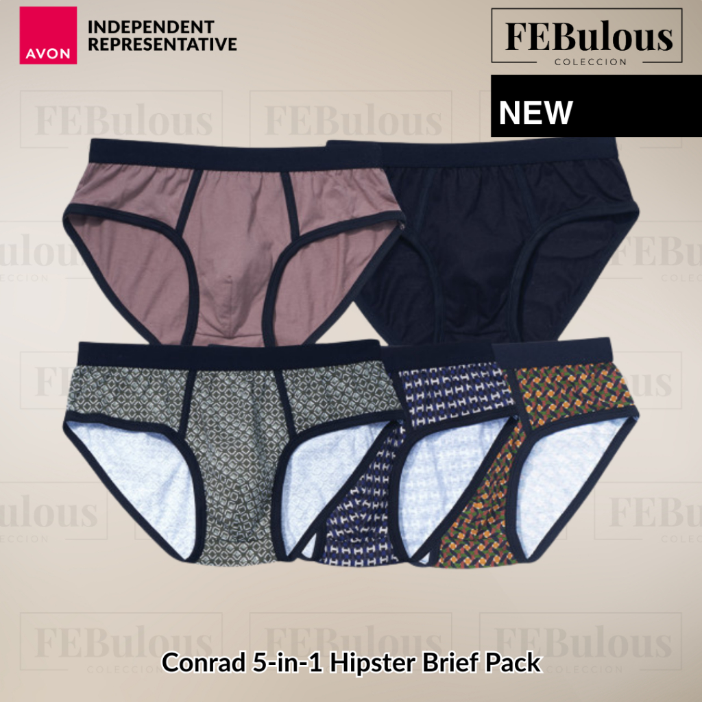 AVON Conrad 5-in-1 Hipster Brief Pack | S - L | FEBULOUS-COLECCION ...