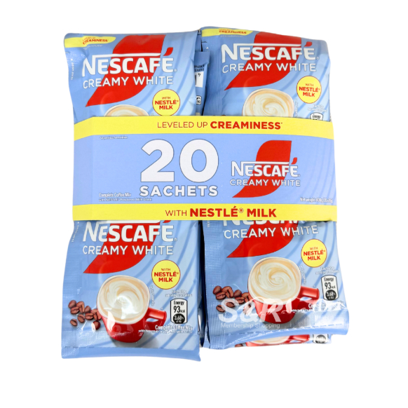 Nescafe 3 in 1 Creamy White 20 Sachets | Shopee Philippines