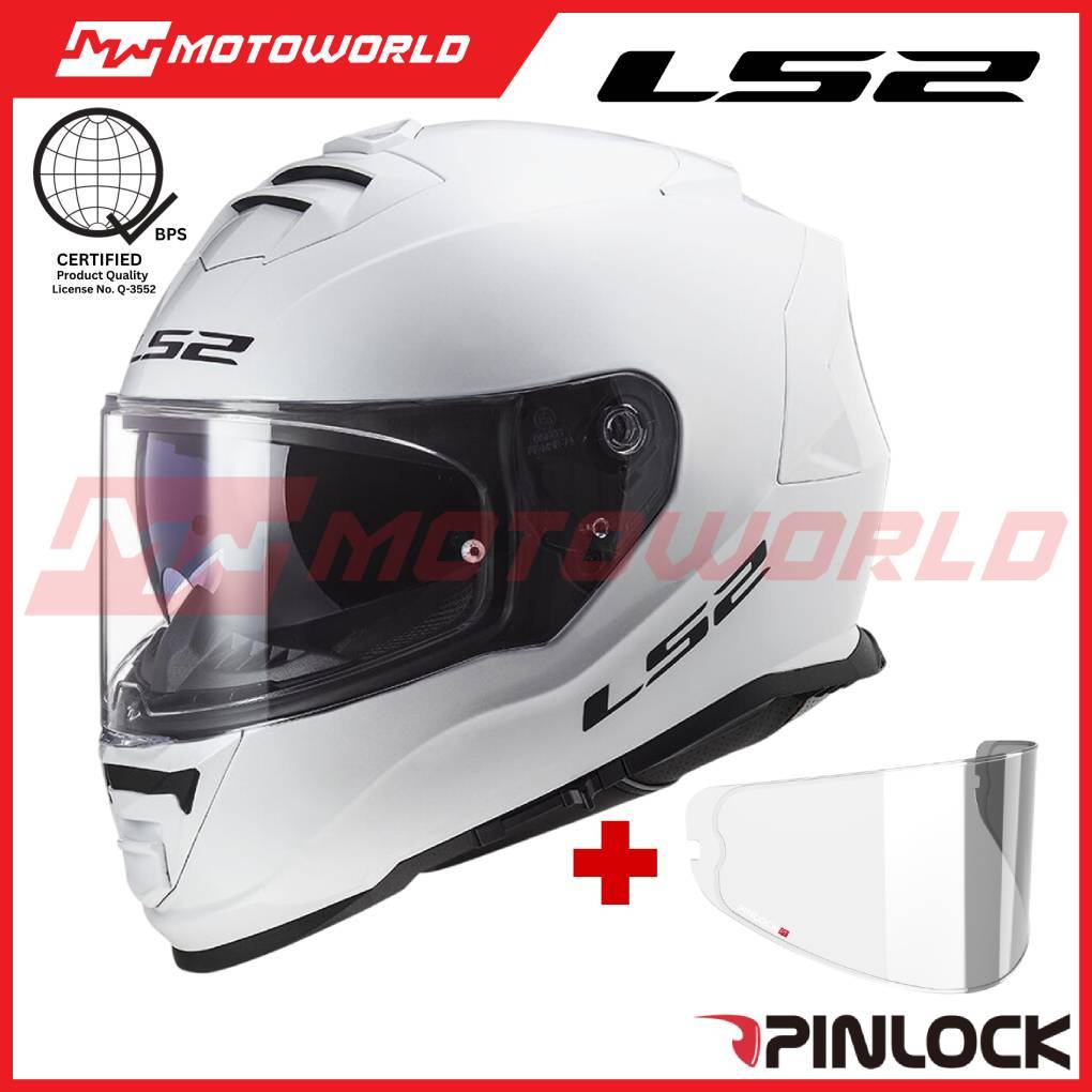 LS2 FF800 STORM II MOTORCYCLE FULL FACE HELMET w/ PINLOCK | Shopee ...