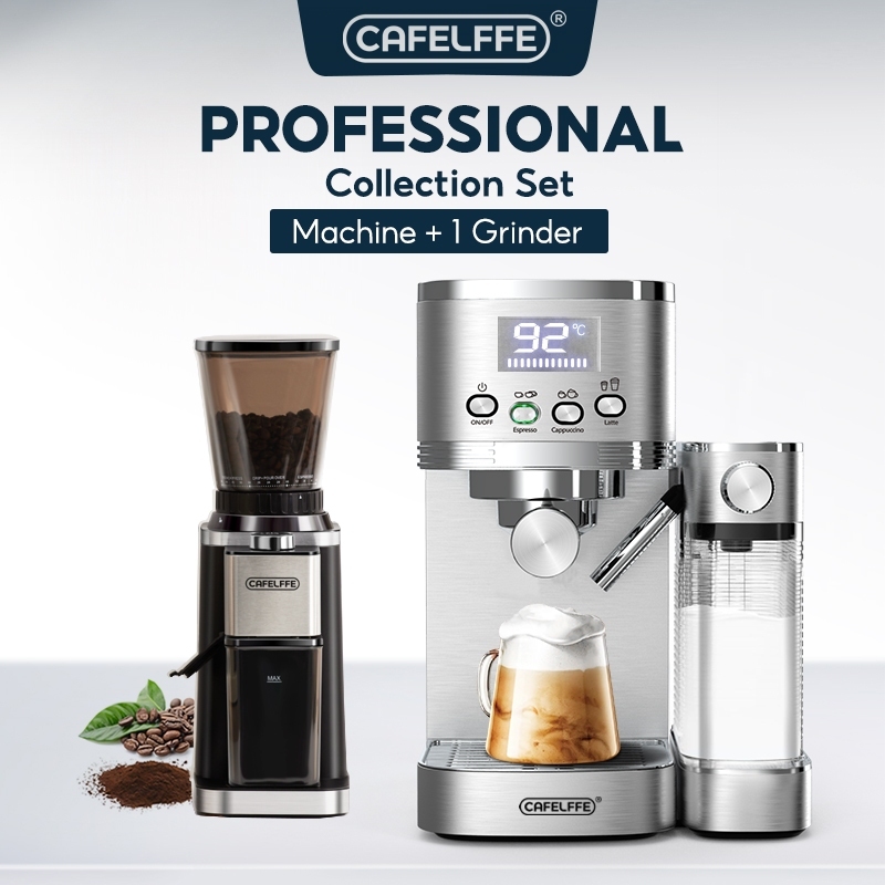 Cafelffe Automatic Espresso Machine with Built-In Milk Frother For ...