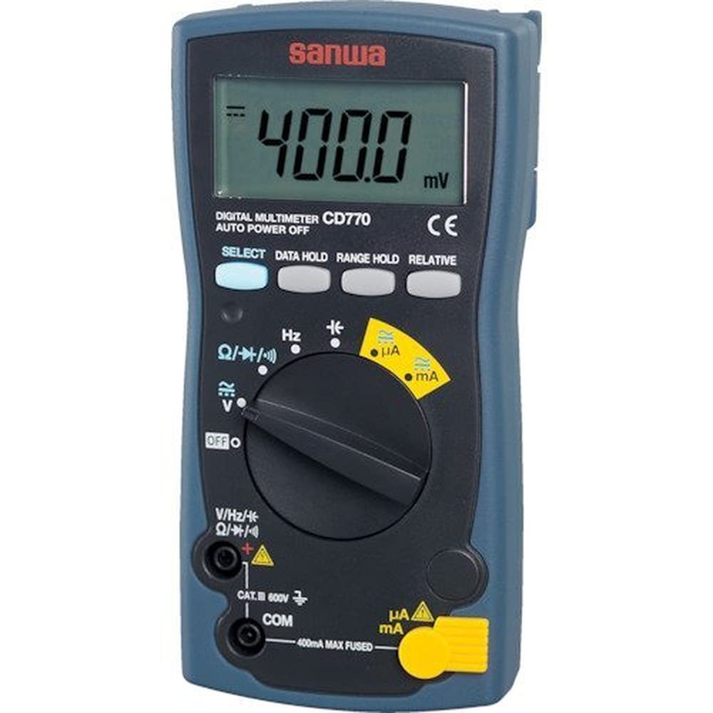 [AUTHENTIC] Sanwa Digital multimeter DC/AC up to 600V CD770 | Shopee Philippines