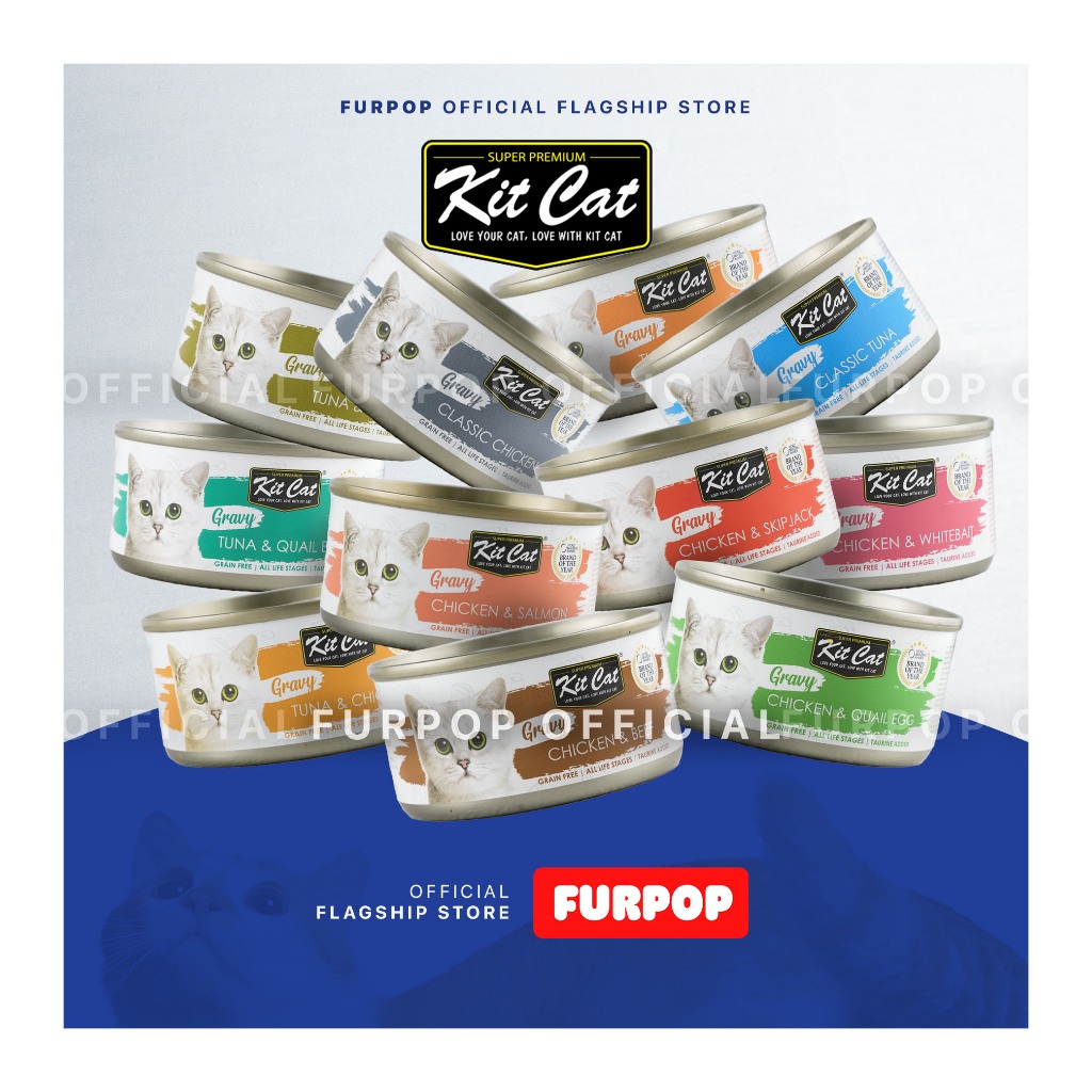 Kit Cat Gravy 70G Deboned Pet Food All Stages Adult Kitten Cat Can Cat ...