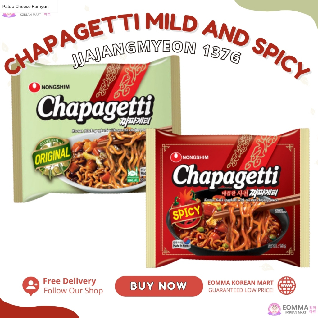 BUY 1 TAKE 1 Nongshim Chapagetti Mild and Spicy (Jjajangmyeon) 137g ...