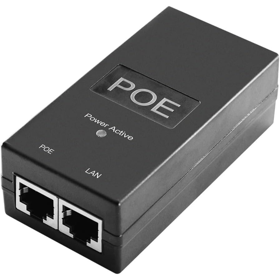 48V POE Injector Adapter 2 Ports Passive Power 10/100Mbps for IP ...