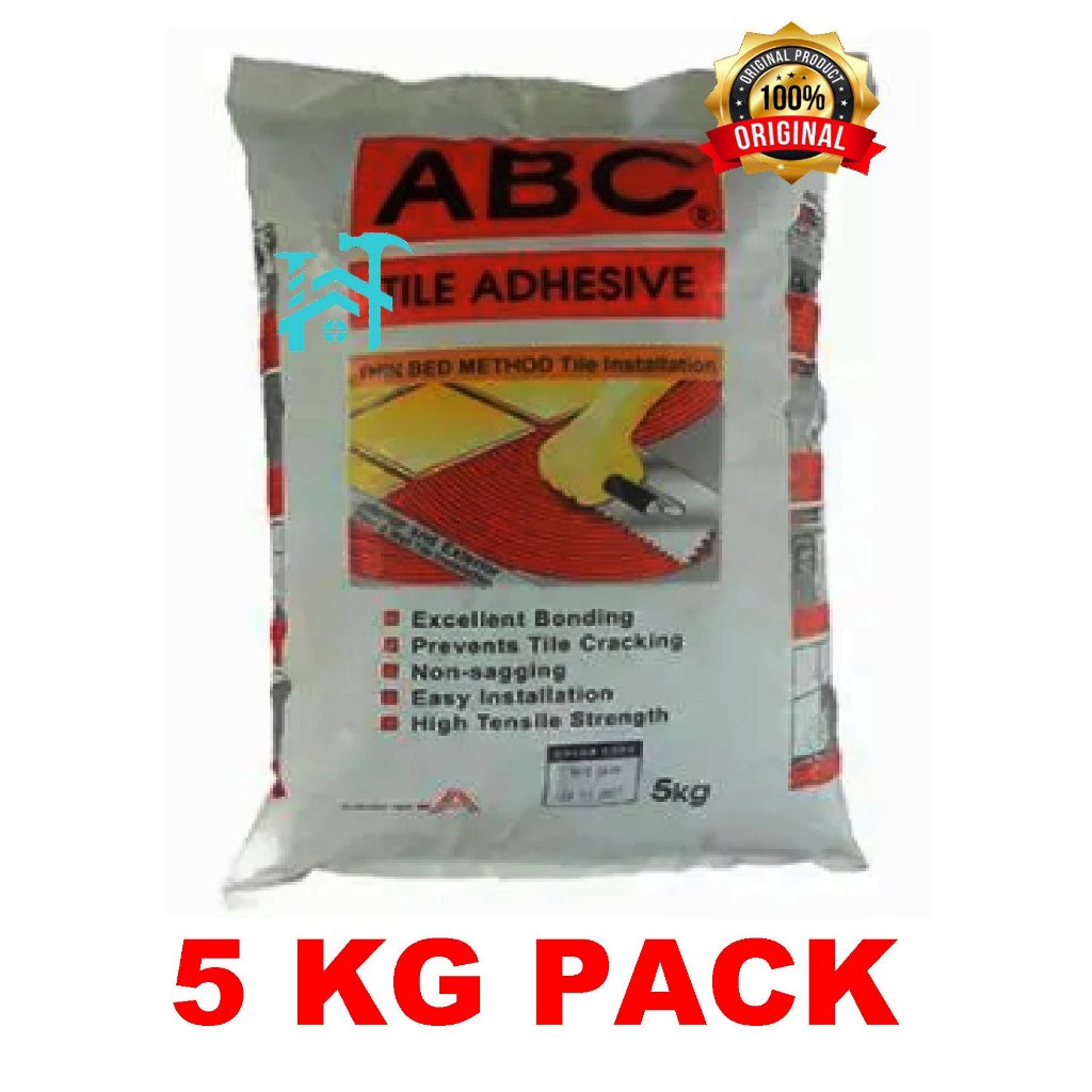 ABC TILE ADHESIVE 5 KG PACK | Shopee Philippines
