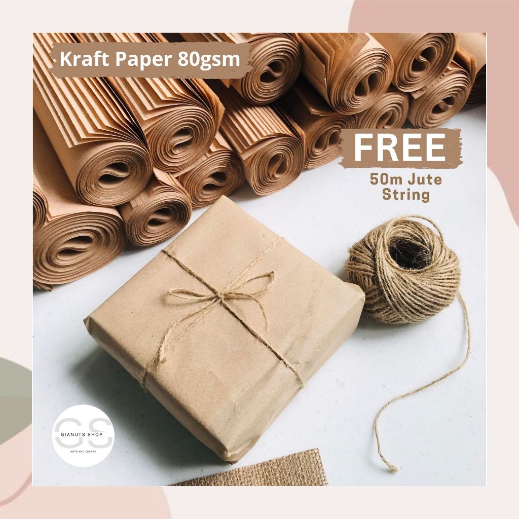 Kraft Paper Brown 36x48inch Bigger than Cartolina Size 80gsm 20sheets ...