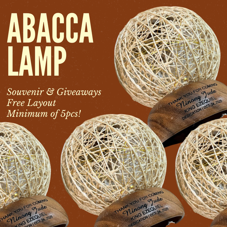 Abacca Lamp Souvenirs and Giveaways for Ninong and Ninang(Minimum of ...