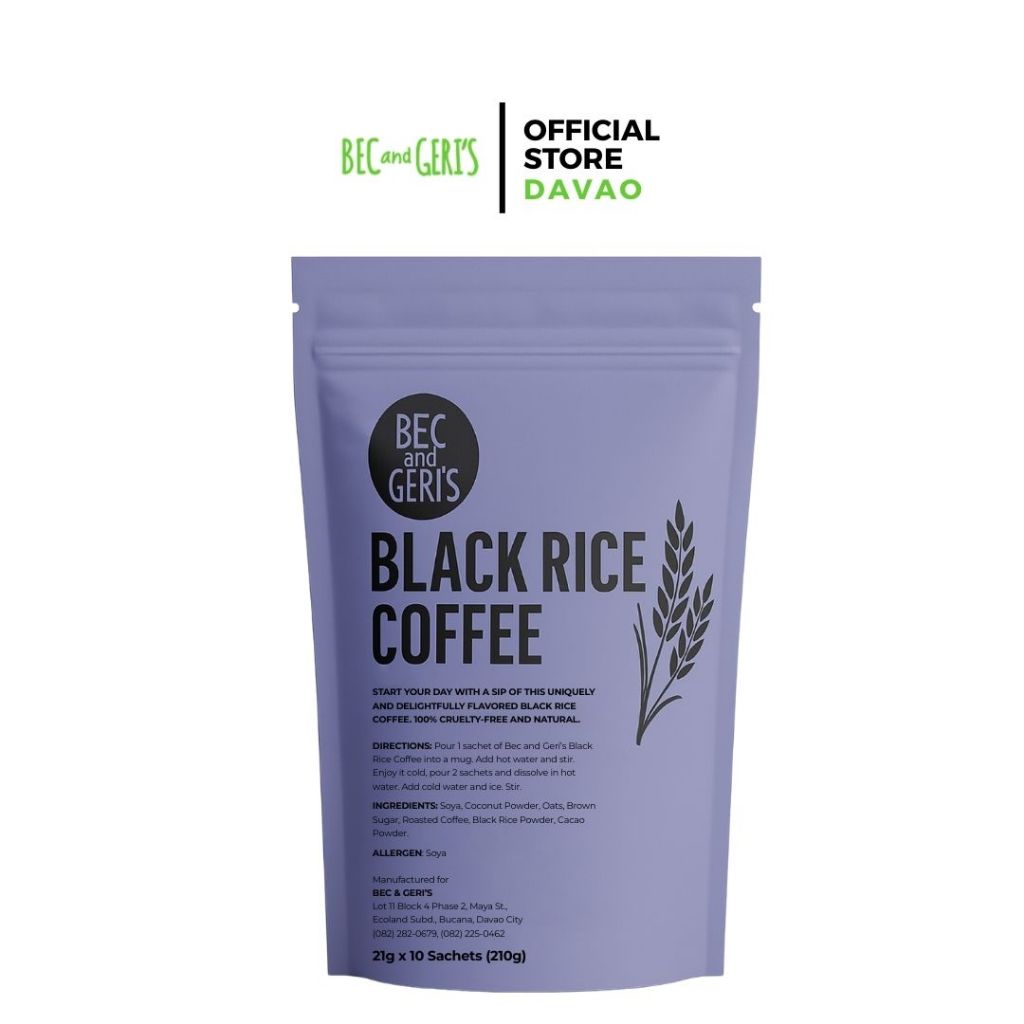 Bec and Geri’s Black Rice Coffee 210g | High Antioxidants | Gut ...