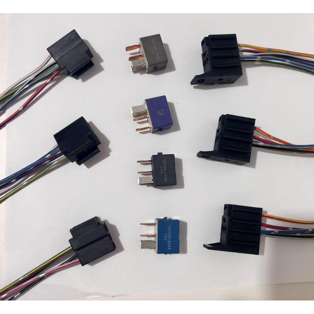 DENSO RELAY WITH SOCKET 4pin 30Amp(Assortedcolor of relay) | Shopee ...