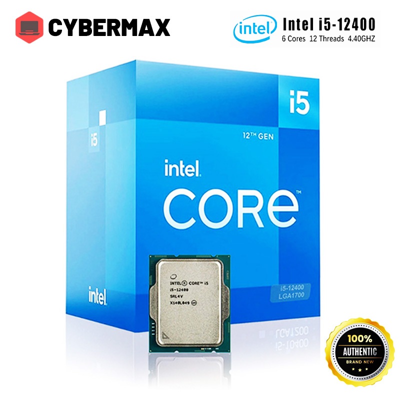 Intel® Core™ i5-12400 Desktop Processor Tray type 6 Core 12 Threads 18M Cache Up to 4.4 GHz CPU ...