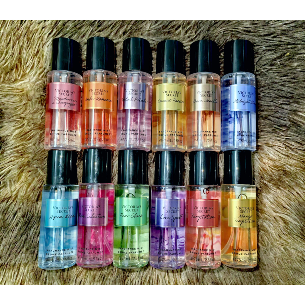 Victoria's Secret TRAVEL SIZE Fragrance Mist Classic & Shimmer Original ...