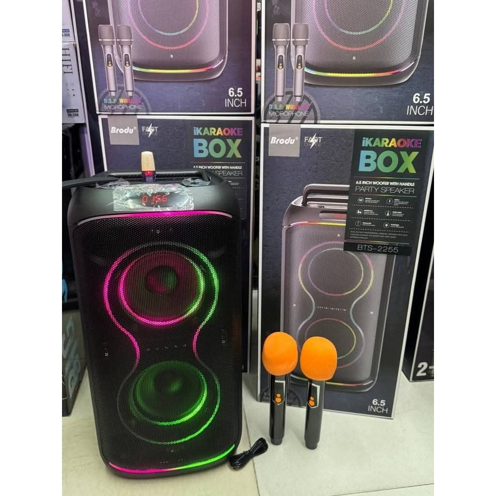 BRODU BTS-2255 Original iKaraoke Bluetooth Speaker Wireless Microphone ...