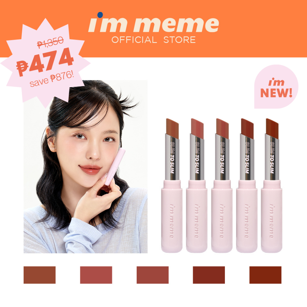I'M MEME Slim to Slim Hyaluronic Gloss Fit Lipstick | Shopee Philippines