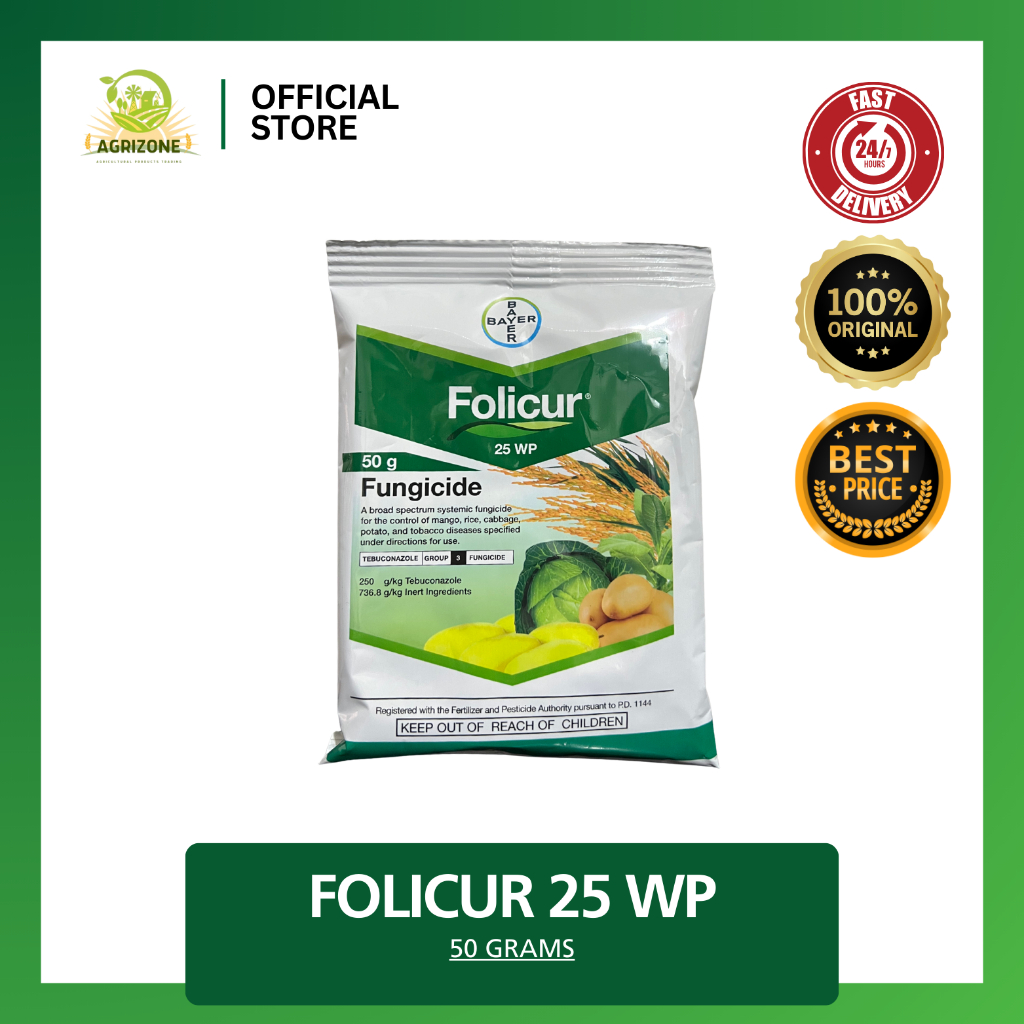 Bayer Folicur 25WP 50 grams Fungicide | Shopee Philippines