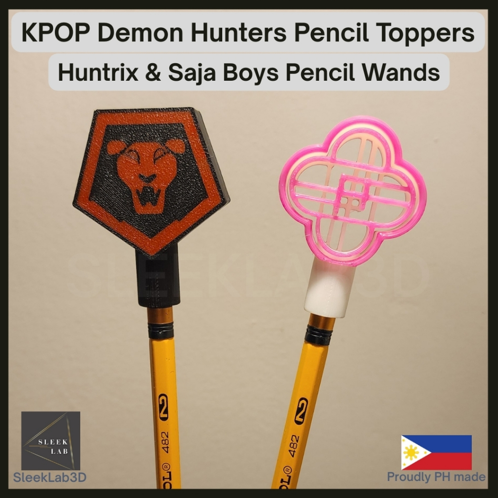Kpop Demon Hunters Pencil Toppers – Saja Boys & Huntrix Mini Light ...