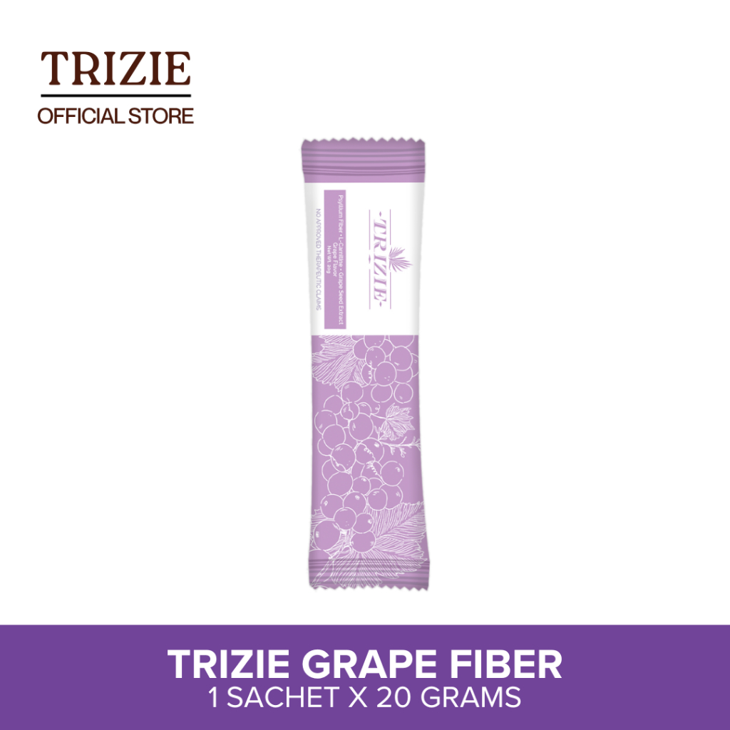 TRIZIE Grape Fiber Sachet 20g [for Weight Loss & Detox with Oil Palm ...