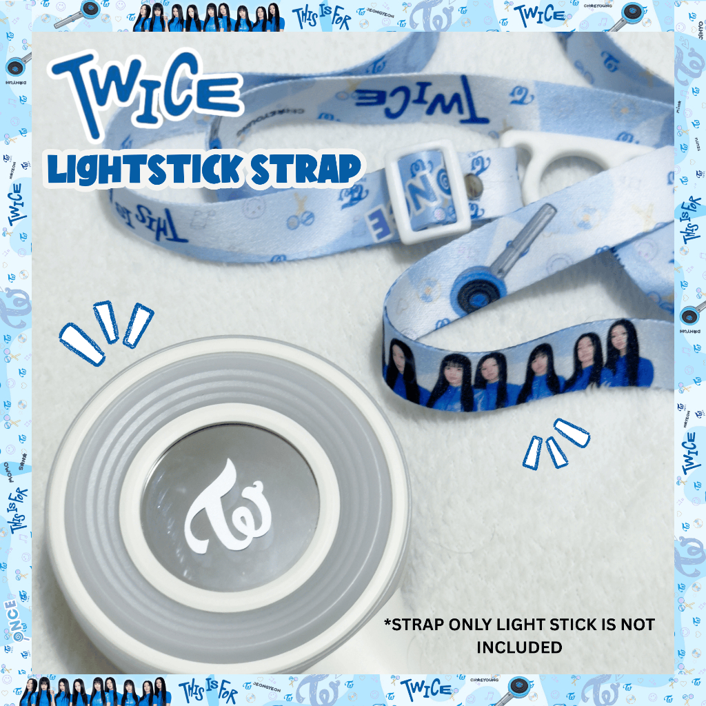 TWICE This Is For Candybong Lightstick Strap Lanyard Adjustable Strap ...