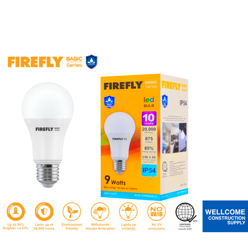 Shop firefly bulb 9 watts for Sale on Shopee Philippines