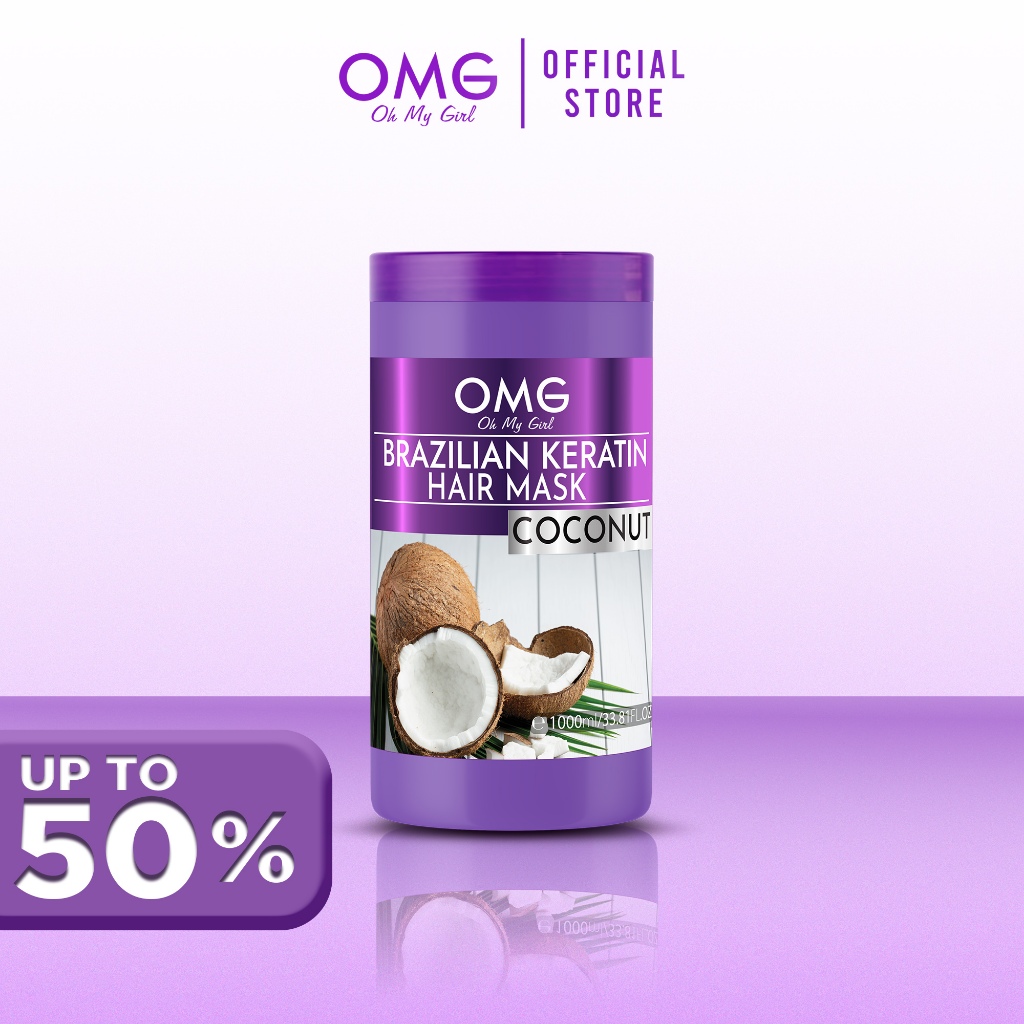 OMG Brazilian Keratin Hair Mask 1000ml | Shopee Philippines