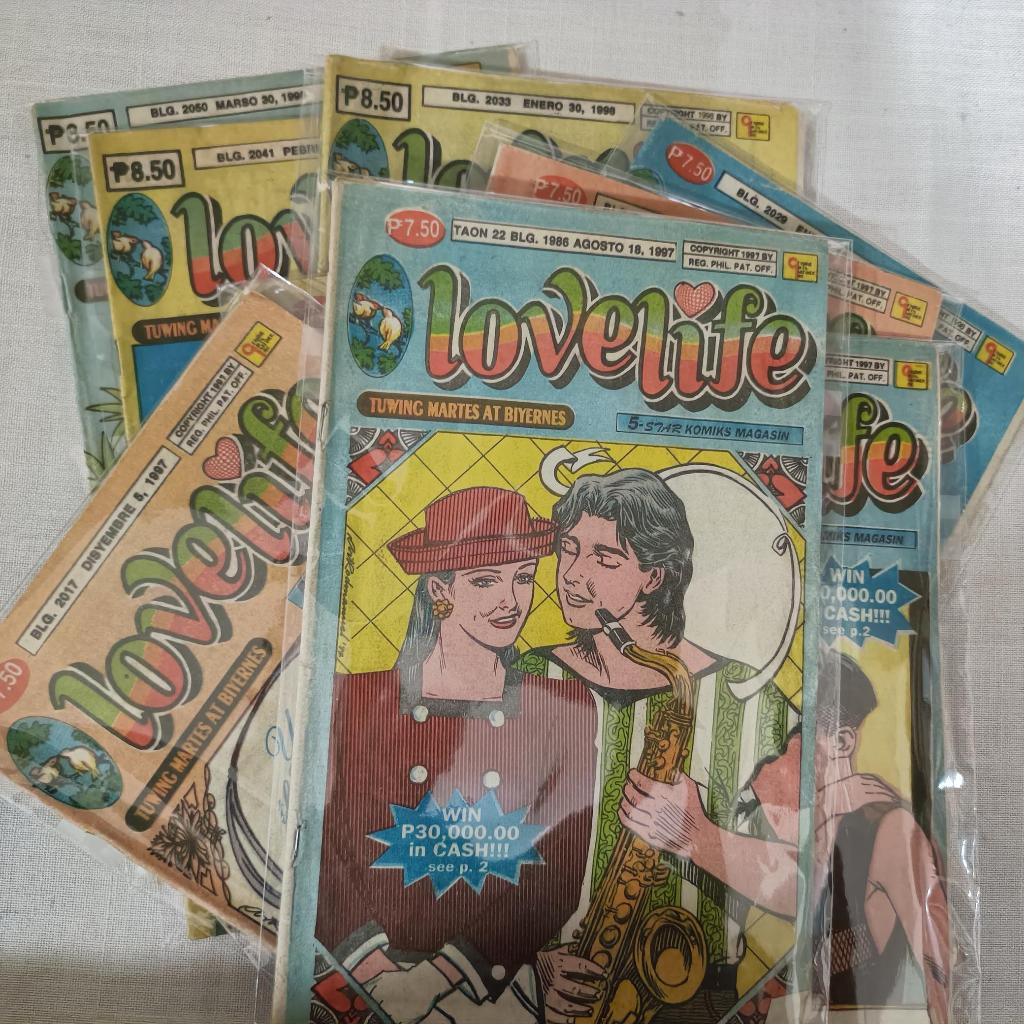 (price per piece) Lovelife komiks (late 1990s 1997) - tagalog pinoy ...