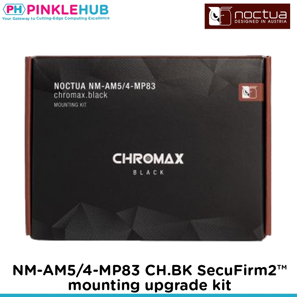 NOCTUA NM-AM5/4-MP83 CH.BK SecuFirm2™ mounting upgrade kit AMD’s AM5 ...
