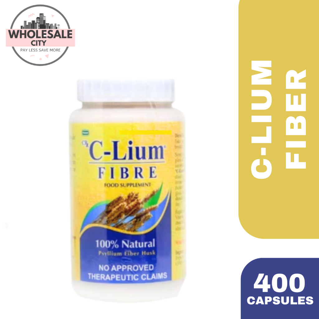 C-LIUM FIBRE CAPSULES (NATURAL FLAVOR) 1BOTTLE 400PCS | Shopee Philippines