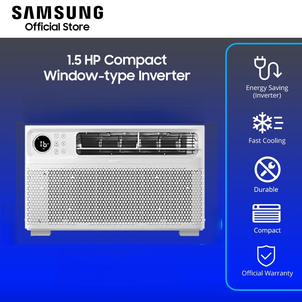 1.5 HP Air Conditioner Compact Window Type Inverter AW40F12D0ATNTC ...