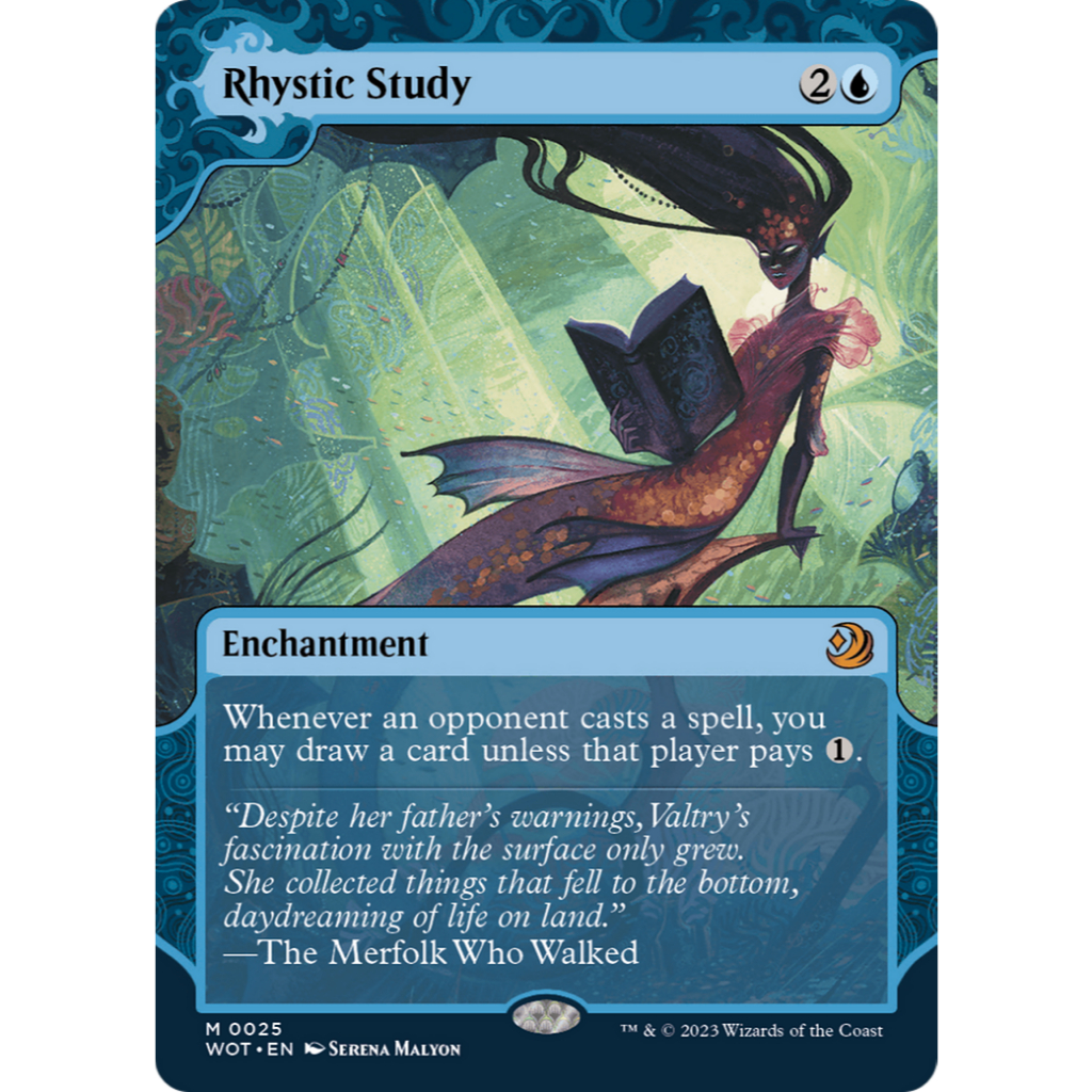 Rhystic Study wot-25 MTG Proxy | Shopee Philippines