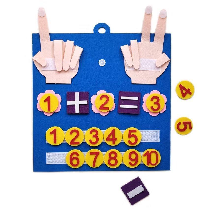 KJJ educational math toys toddlers finger counting addition subtraction ...