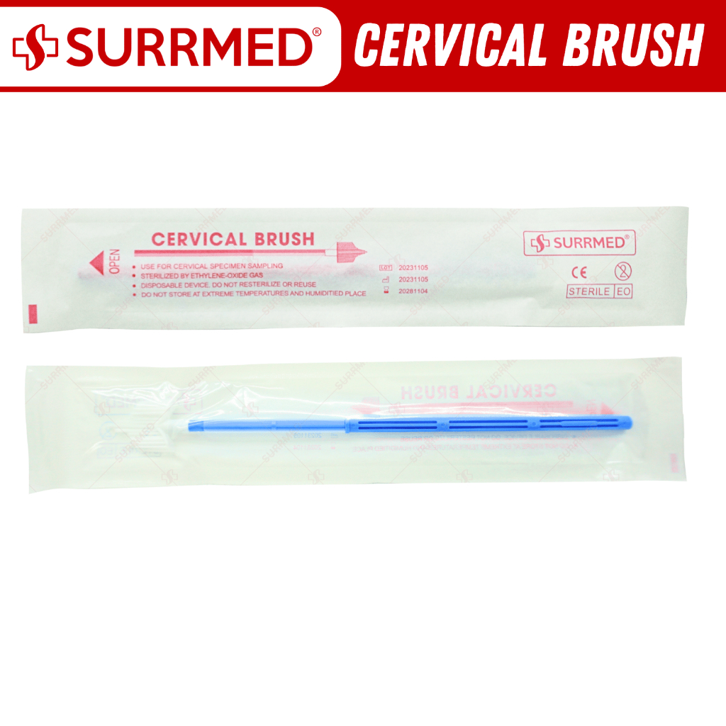 SURRMED Sterile Blue Cyto Cervical Brush | Soft-Tip Pap Smear ...