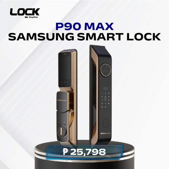 Samsung P90 Max Smart Door Lock | 3D Face Recognition & Biometric ...