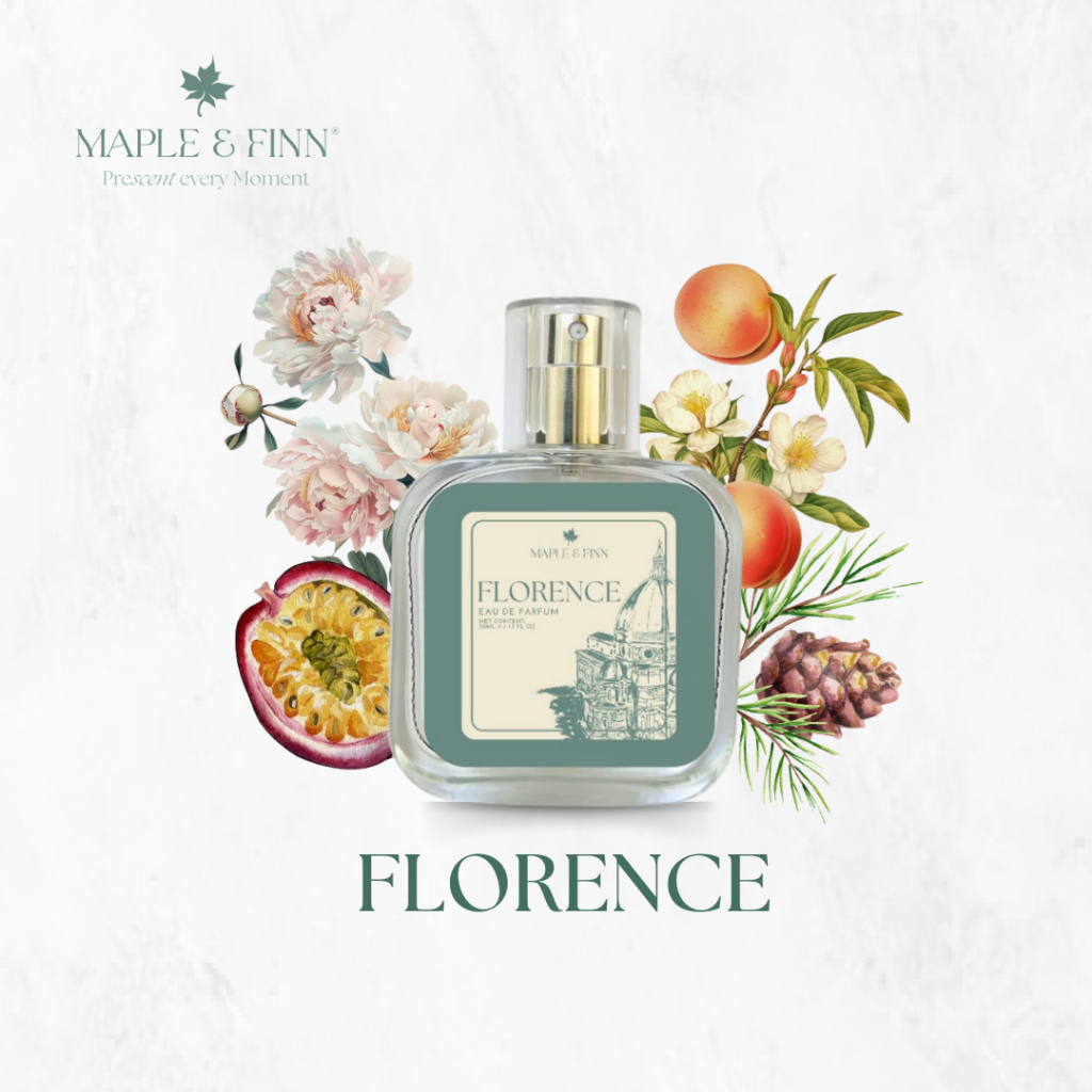 Maple & Finn Florence Perfume 50ML – Oil-Based, Long-Lasting Fruity ...