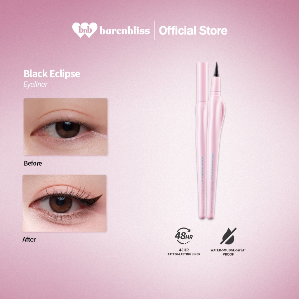 barenbliss BNB Black Eclipse Eyeliner | Long-lasting Quick-Dry Formula Eyeliner | Shopee Philippines