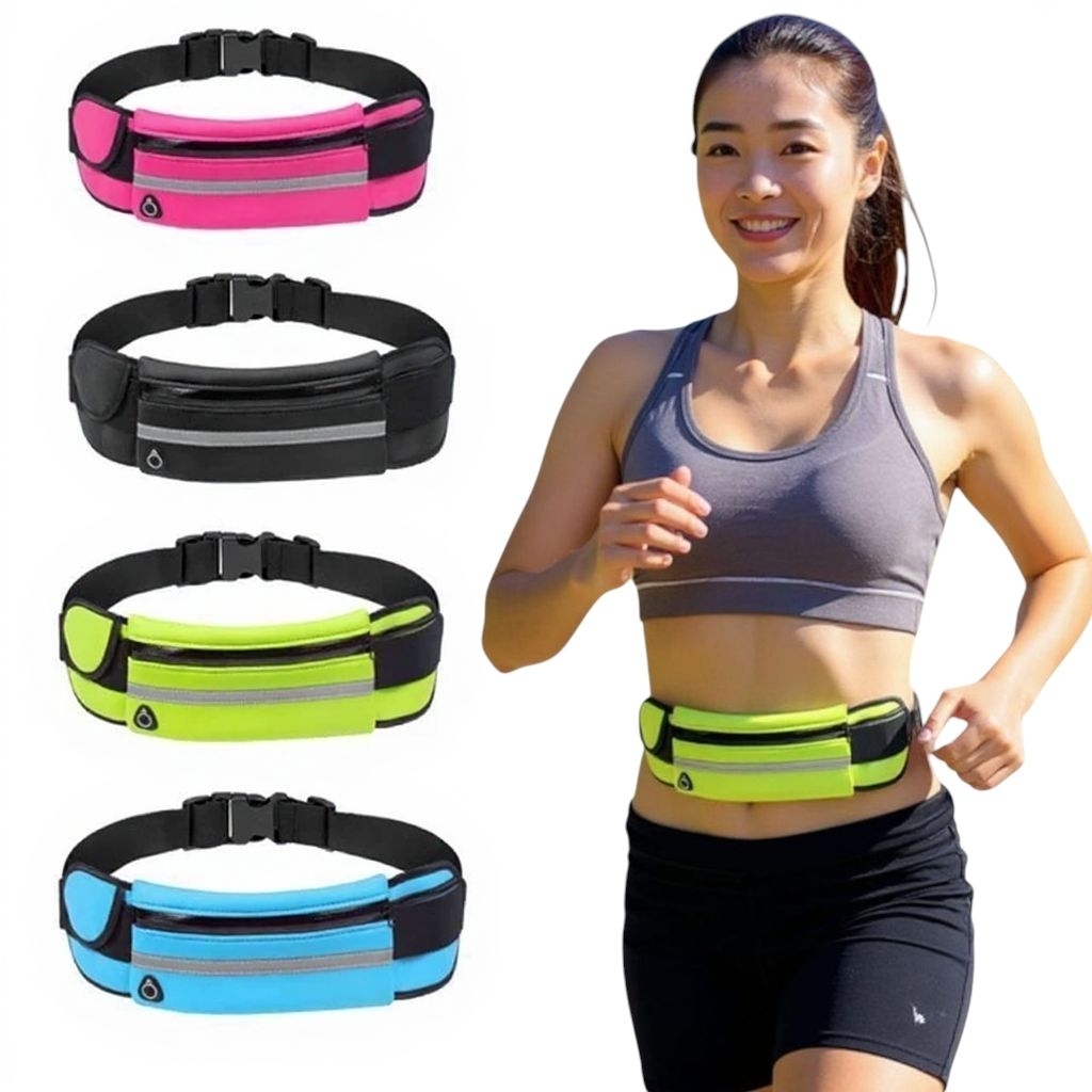 Mikayla Sport Beltbag Marathon Reflective Night Run Jogging Bag ...