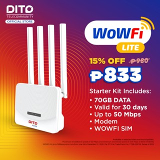 DITO Home WiFi Lite w/ 70GB Data | Shopee Philippines