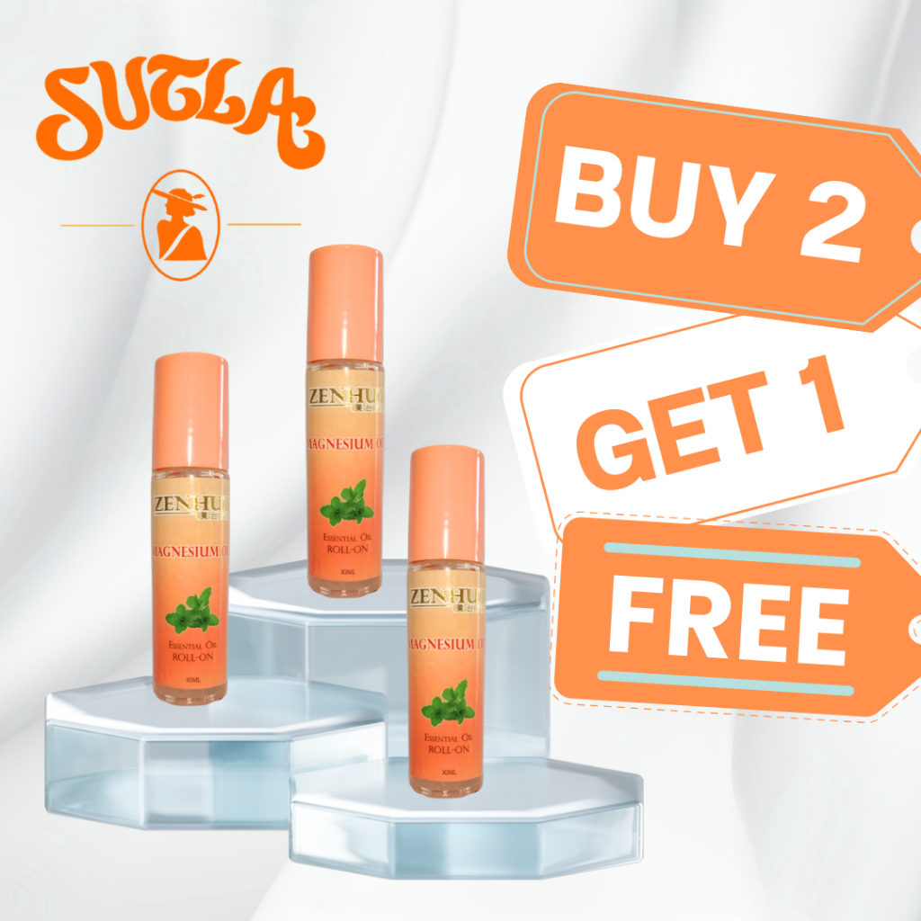 Sutla Zen Hut Magnesium Essential OIL BUY 2 GET 1 | Shopee Philippines