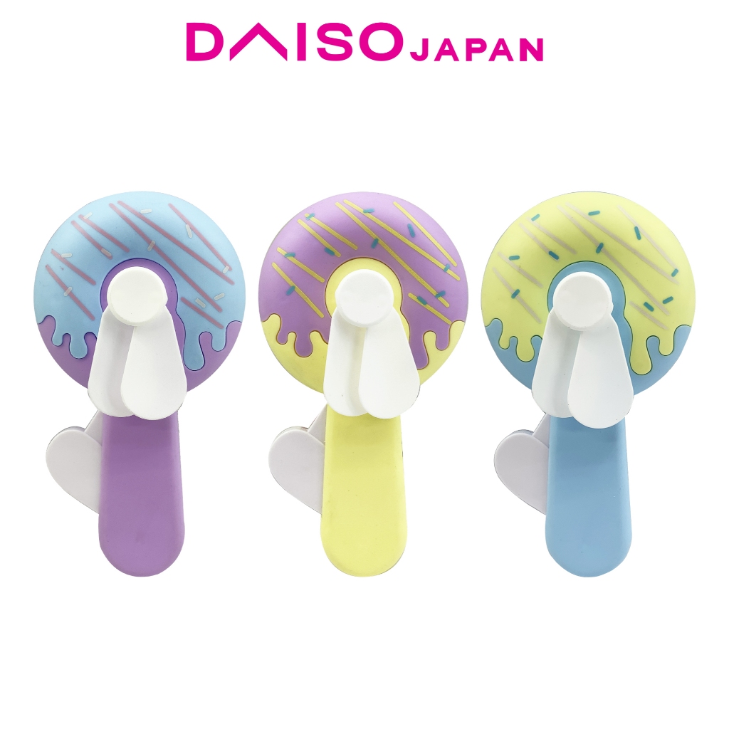 Daiso Donuts Manual Handy Fan | Shopee Philippines